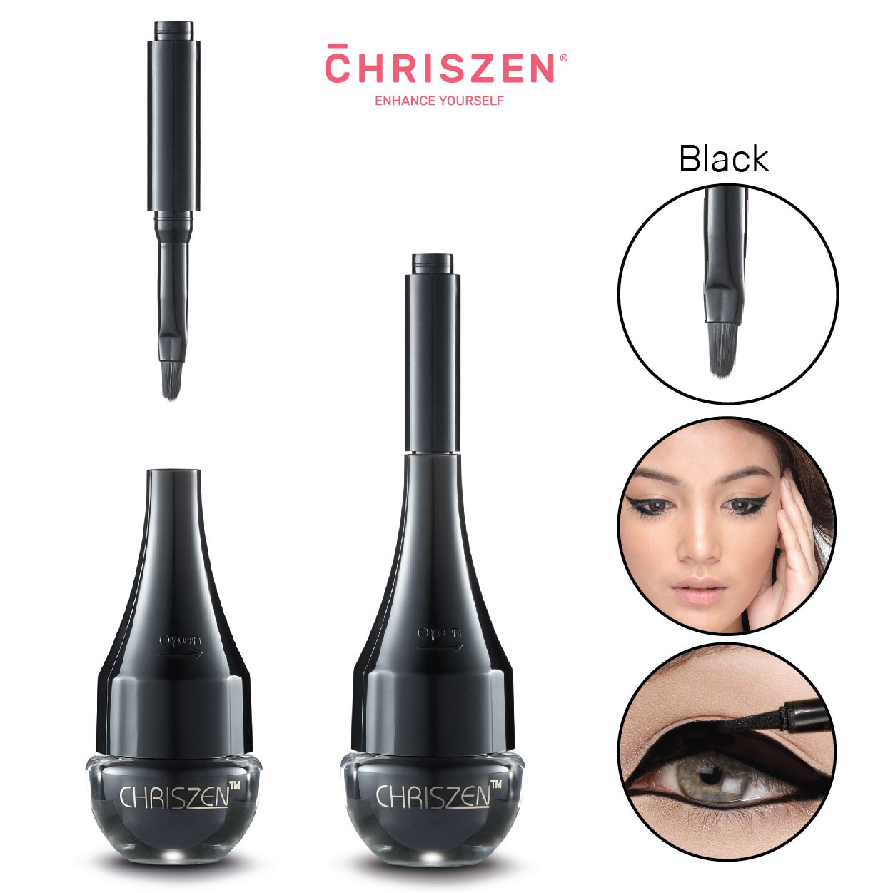 Chriszen Intense Gel Eyeliner Black