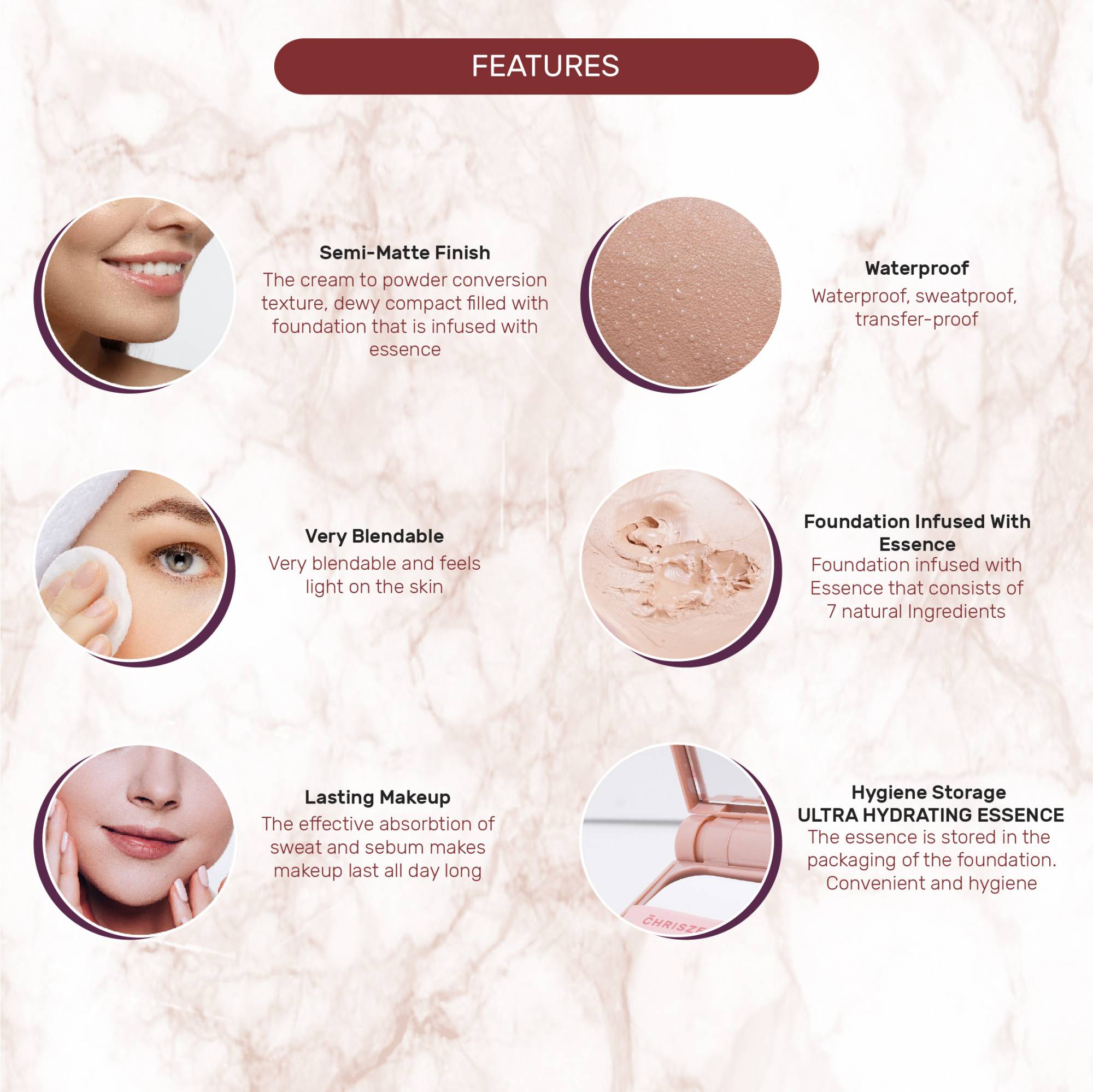 Chriszen Pondesyen Ultra-Hydrating Essence Foundation