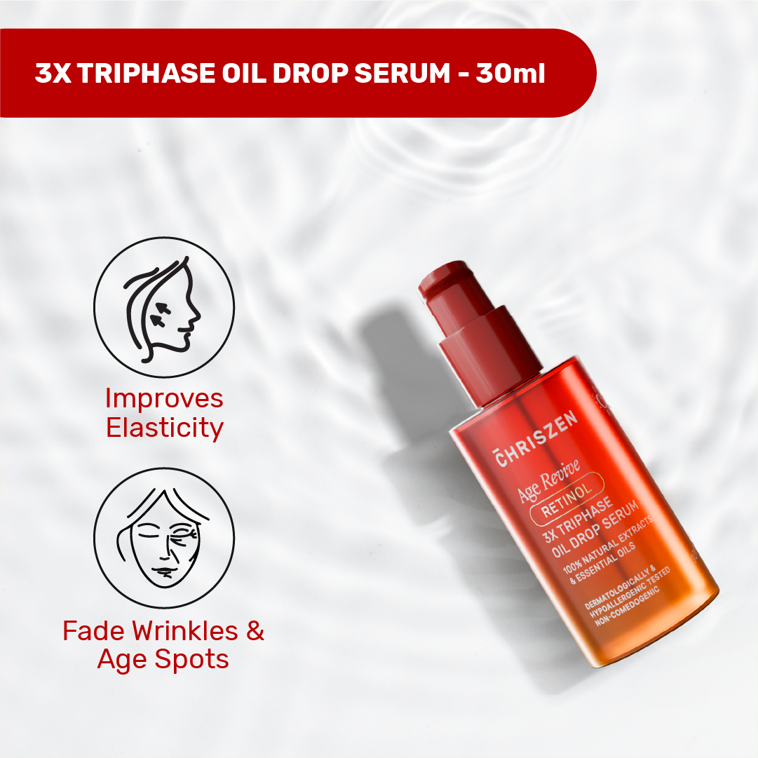 Trial Size Age Revive 3x Triphase Dark Spot Correcting Retinol Oil Serum
